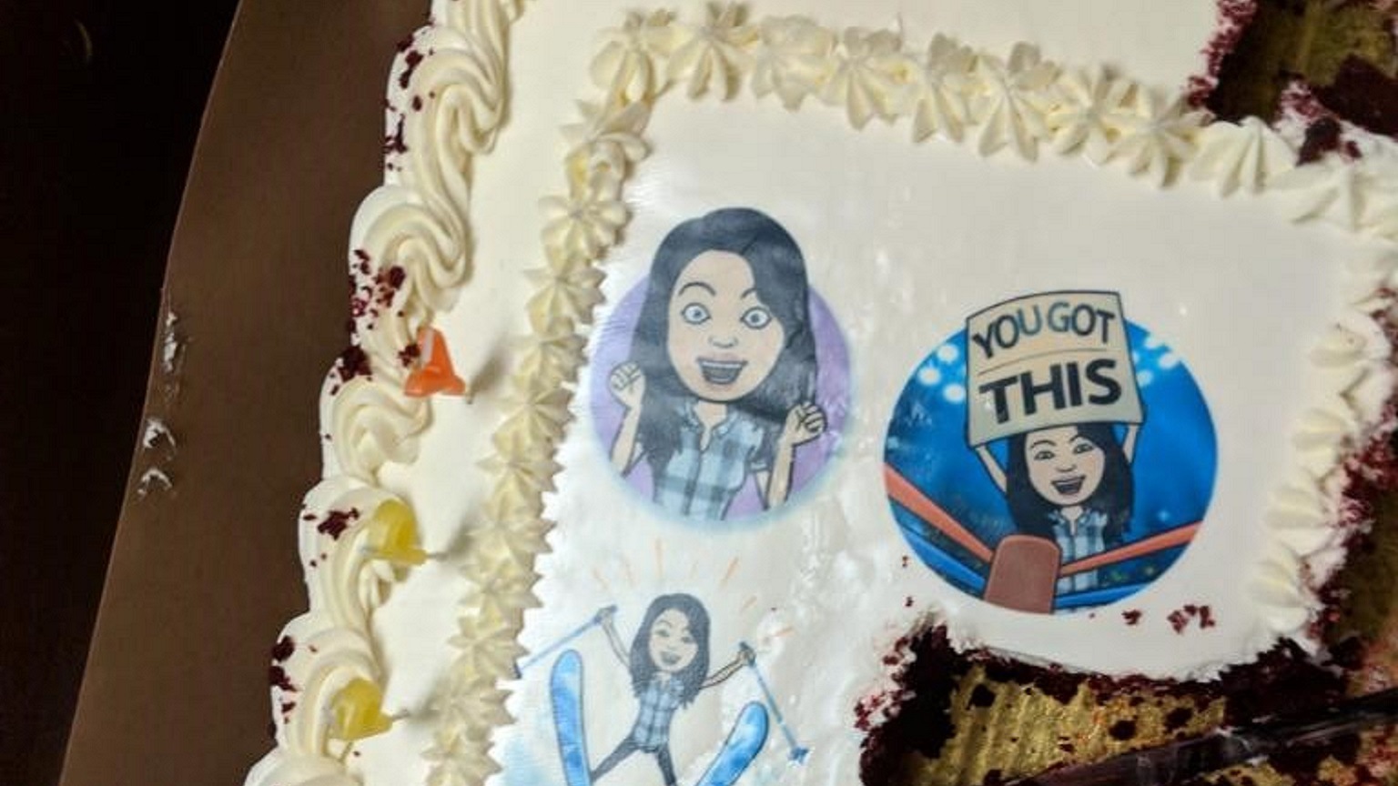 Summer interns and bitmoji cakes