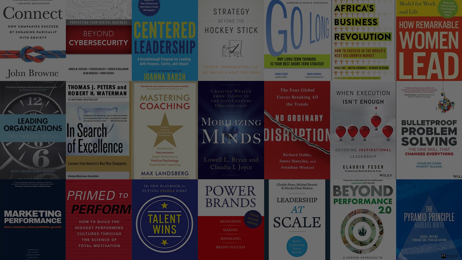 McKinsey Books on Leadership and Management | McKinsey & Company
