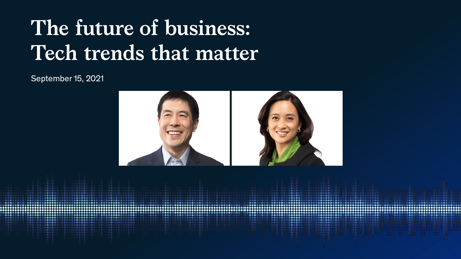 The Future of Business: Tech Trends That Matter | McKinsey & Company