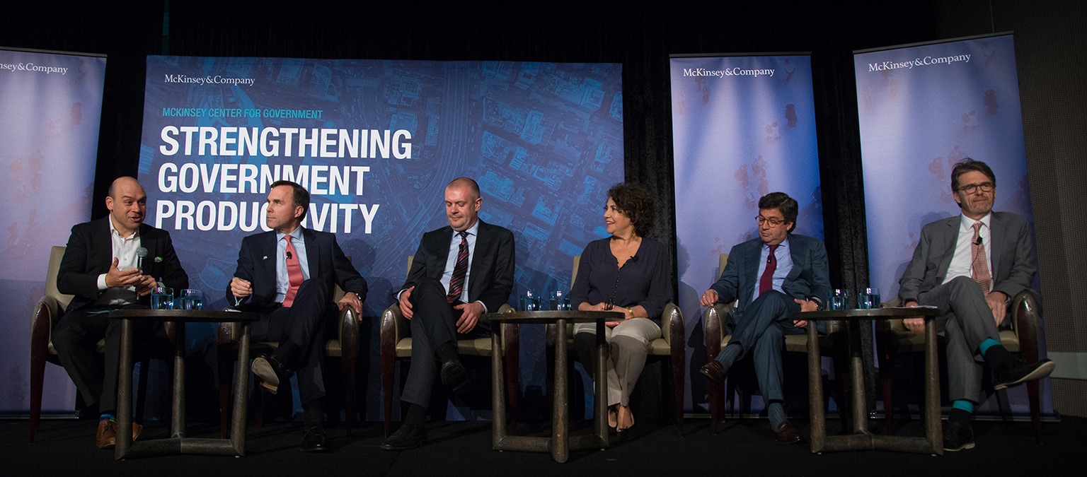 A new focus on productivity for the McKinsey Center for Government