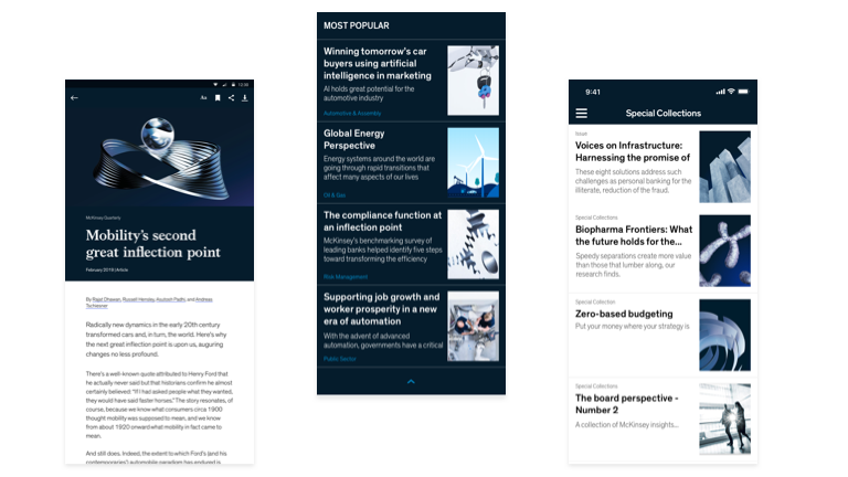 McKinsey Insights app: Trusted by leaders | McKinsey & Company