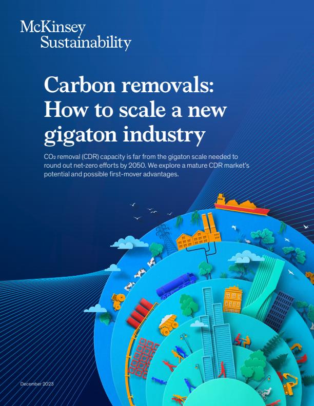 Carbon removals: How to scale a new gigaton industry | McKinsey