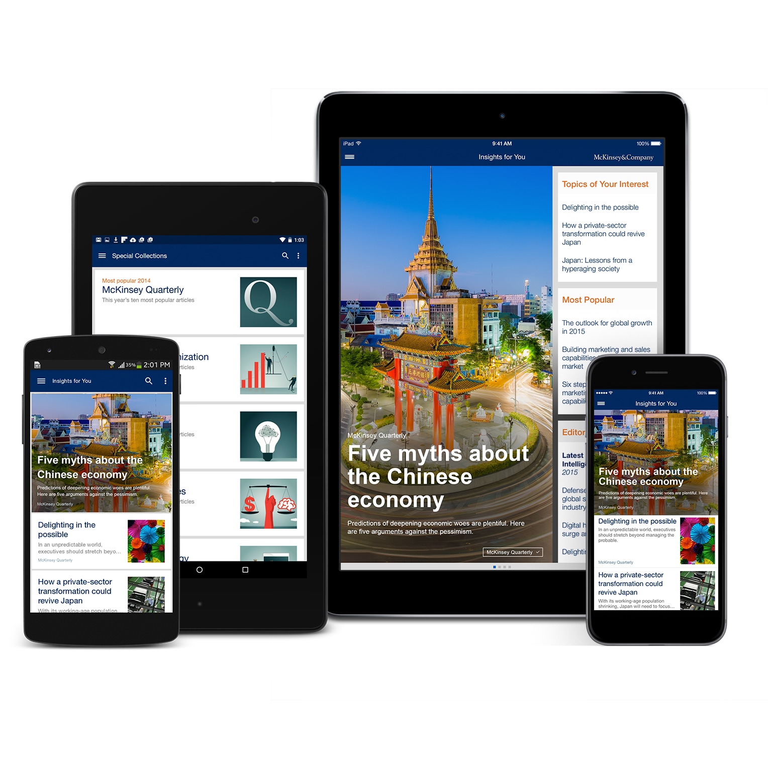 McKinsey Insights app: Trusted by leaders | McKinsey & Company